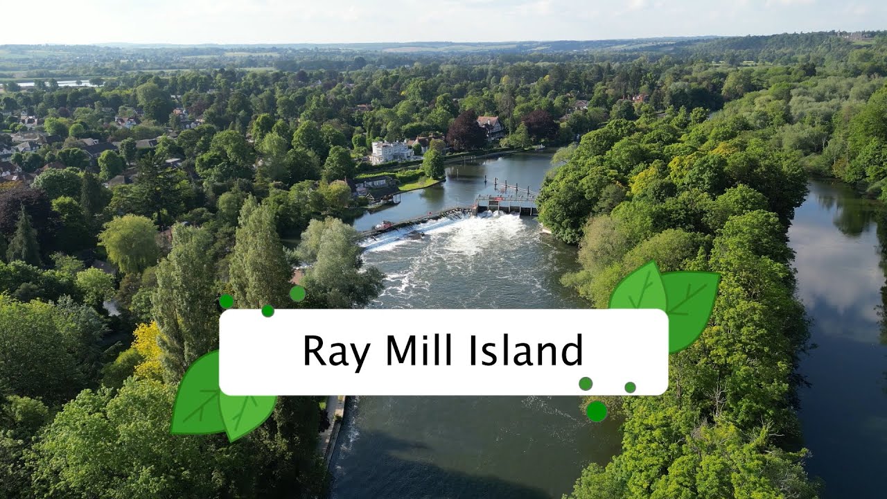 Stunning Drone Footage of Ray Mill Island, Maidenhead | Beautiful UK ...