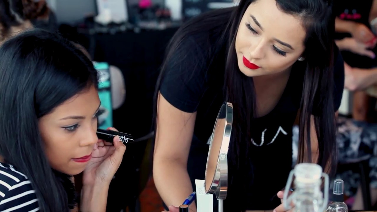 DNA Cosmetics 'Back to School' Makeup Class- 2017 - YouTube