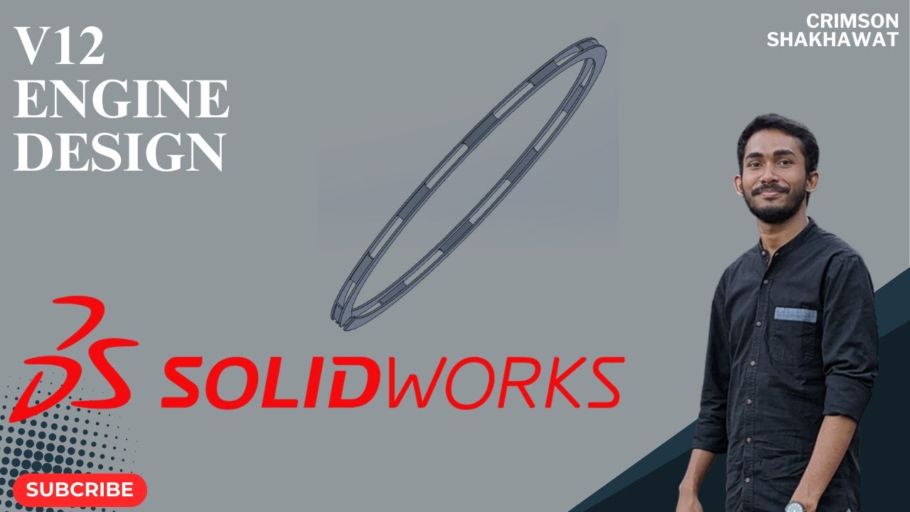 10. Oil Ring Design Solidworks || Step by Step Tutorial by Shakhawat ...