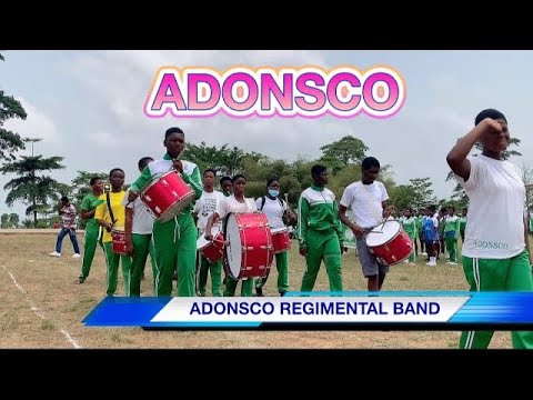 Adonten Senior High School Regimental Band Parade ️ - YouTube