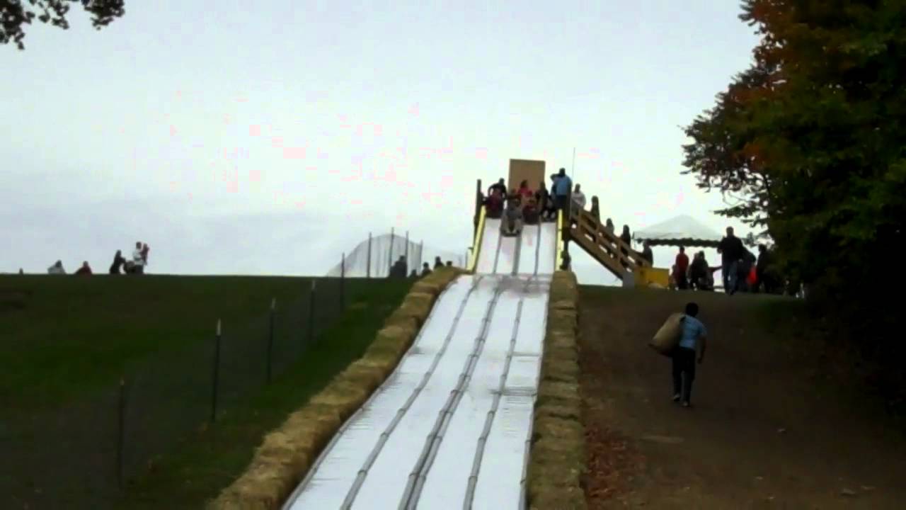 The BIG Slide at Mapleside Farms - YouTube