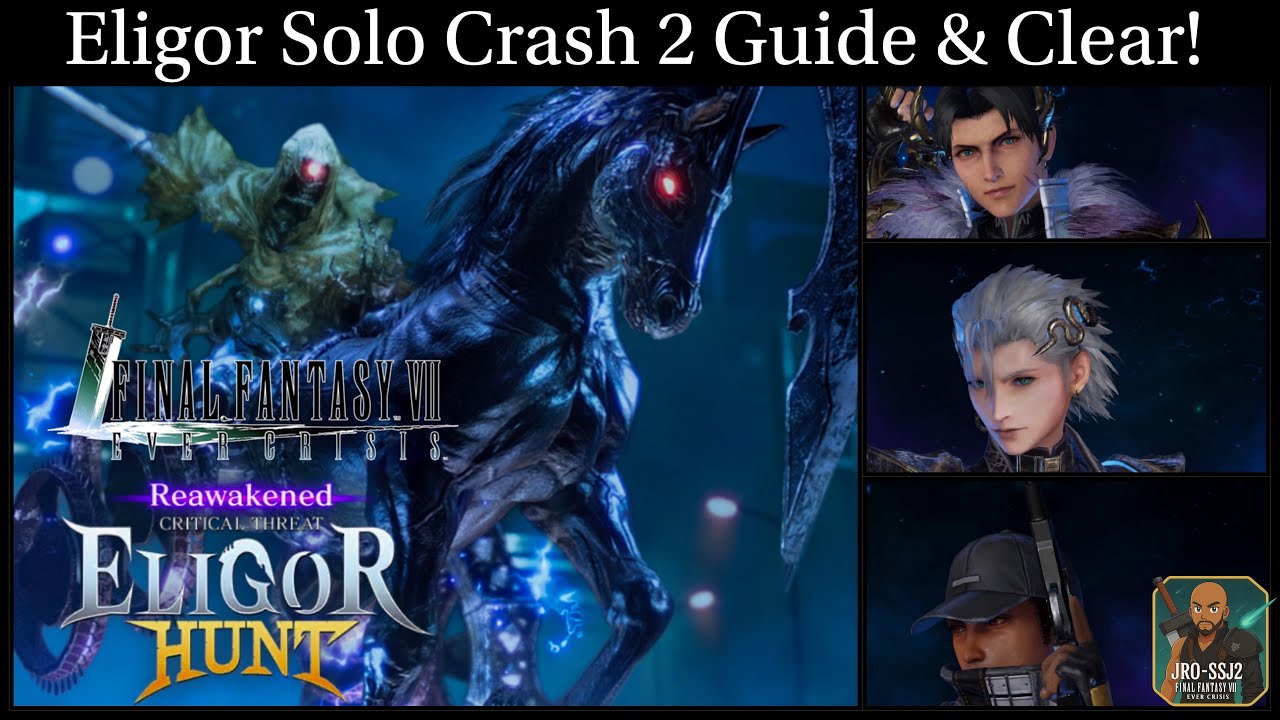 [FF7: Ever Crisis] Eligor Reawakened Solo Crash 2 Guide & Clear! - YouTube
