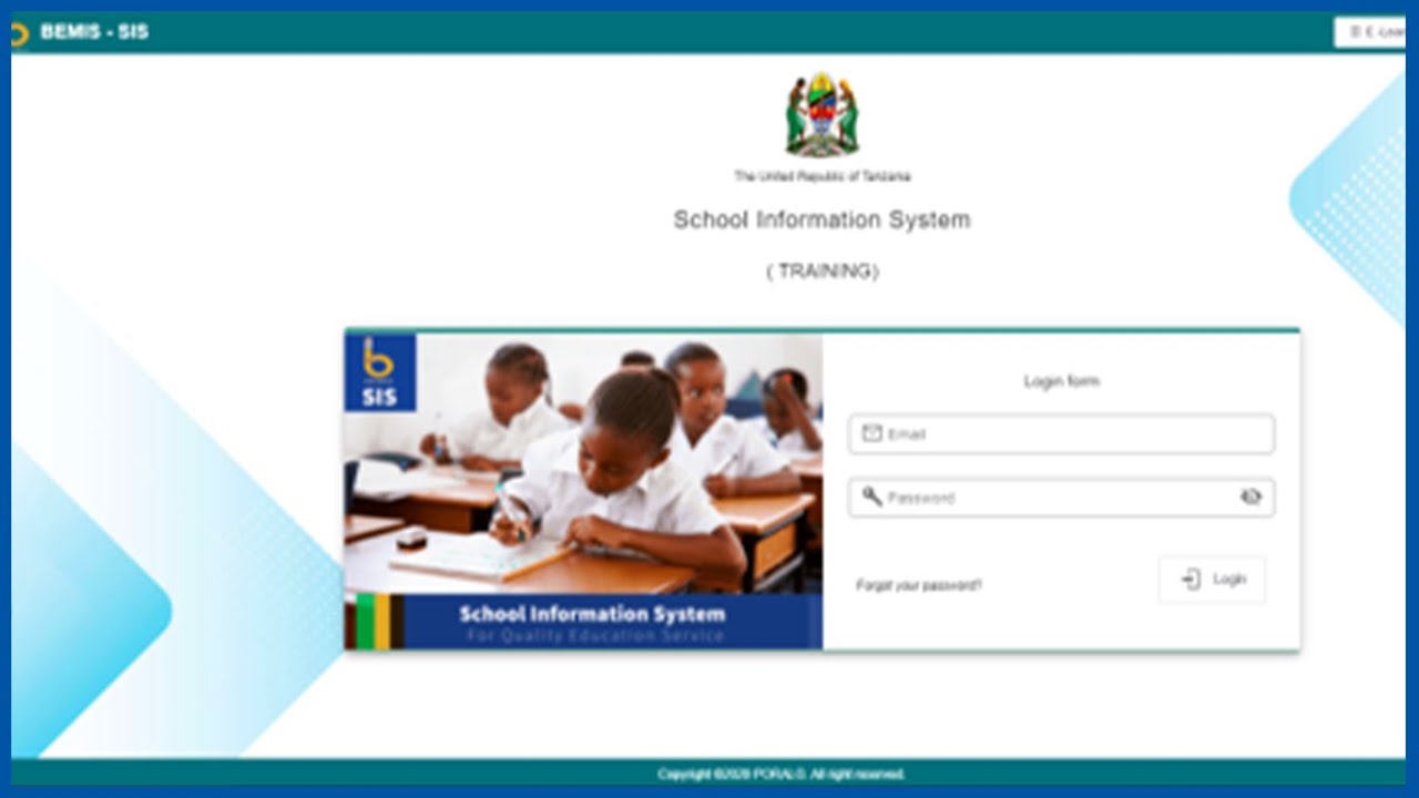 TAMISEMI SCHOOL INFORMATION SYSTEM (SIS) /MFUMO WA TAARIFA ZA SHULE ...
