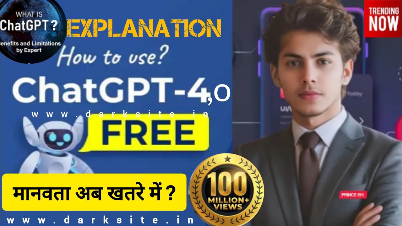 How to use Chat Gpt 4o | नौकरियां खतरे में हैं जाने कैसे? Future AI Chat Gpt 4o #course #chatgpt ...