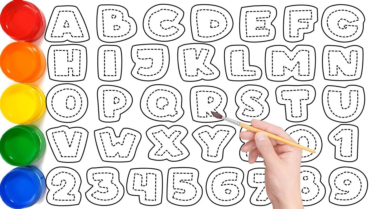 Phonics Song || Learn to Drawing and Painting Alphabet A to Z for Kids ...