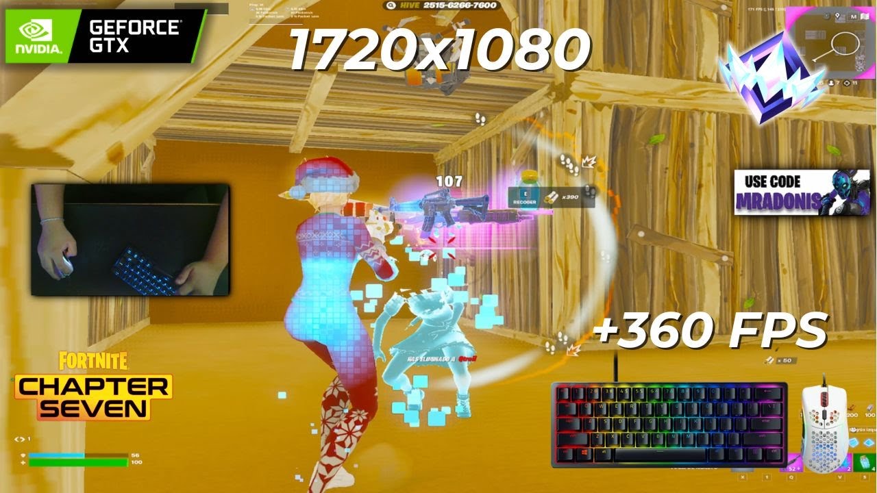 STRETCHED RESOLUTION| FORTNITE GAMEPLAY| 1440X1080 |RTX 3070 + I7 ...