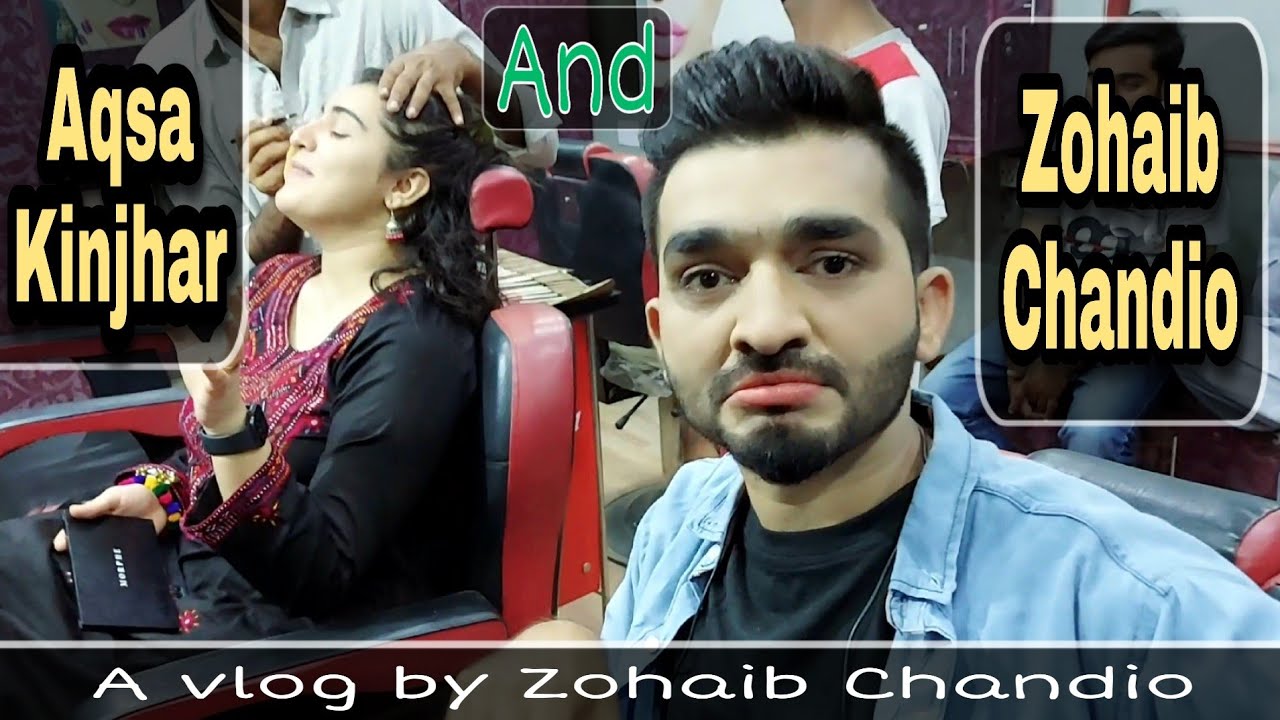 Zohaib Chandio and Aqsa Kinjhar having fun in ( The Aqsa Show ) - YouTube