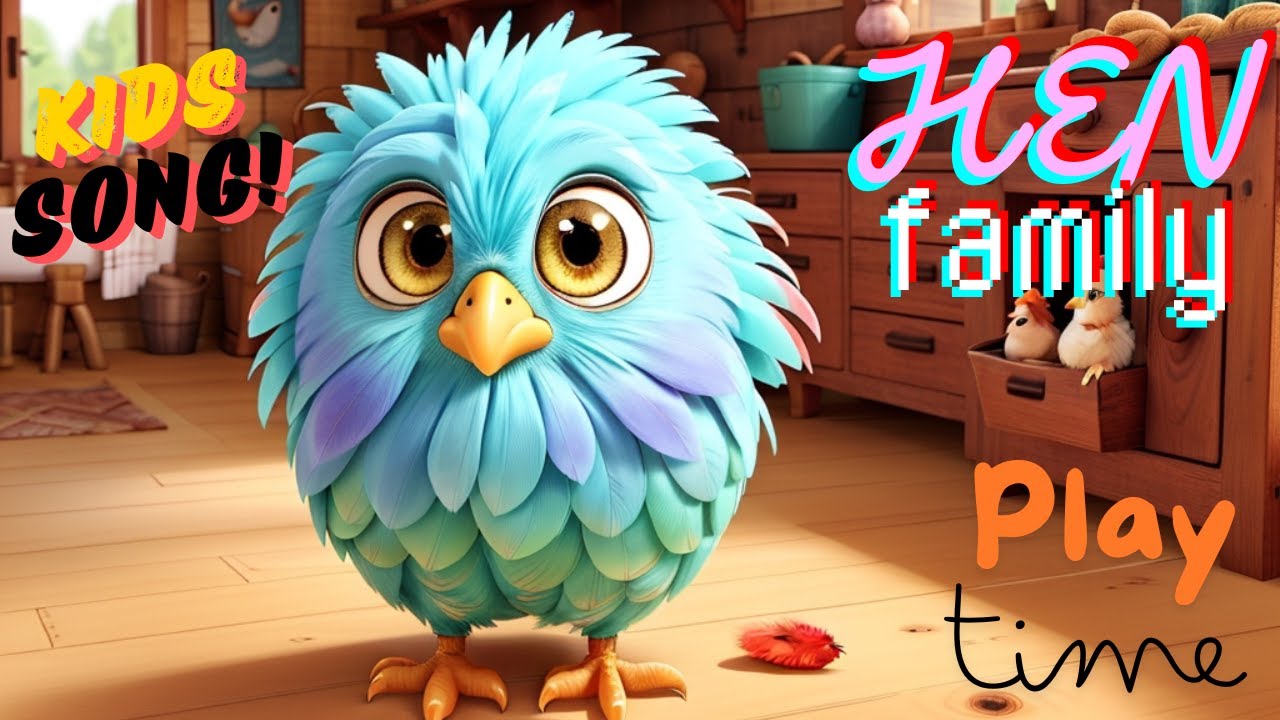 Happy hen family, kids song, kids, kids video, baby song, baby - YouTube