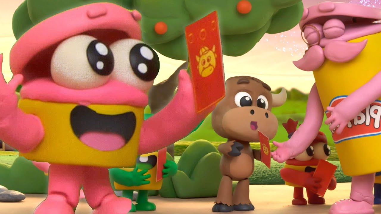 Play Doh Surprise ⭐️ What's in Baby Doh Doh's Red Packet? Chinese New ...