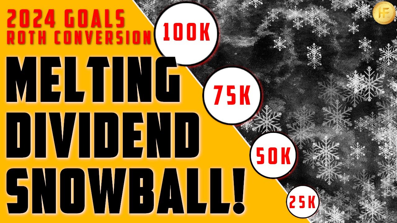 Melting Dividend Snowball Rule 72T Roth Conversion 2024 Portfolio