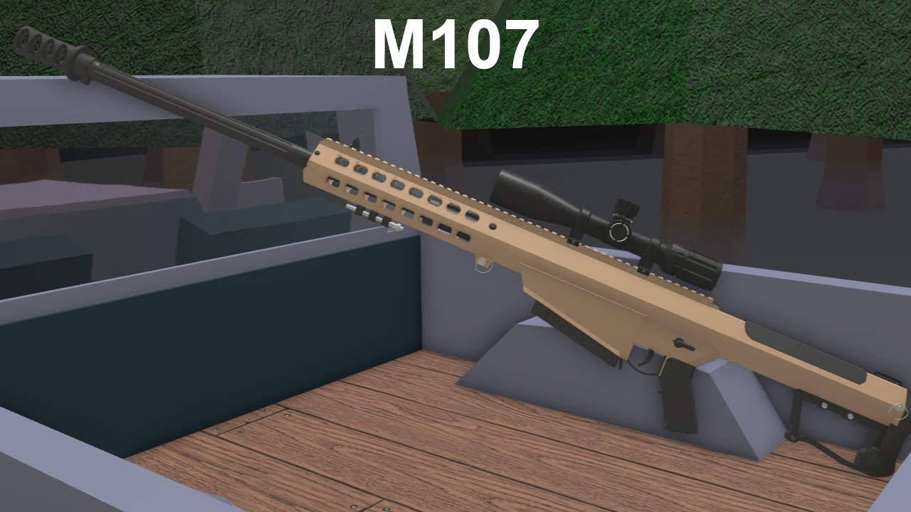 M107 | Phantom forces weapon showcase | Version: 8.0.2k-prod - YouTube