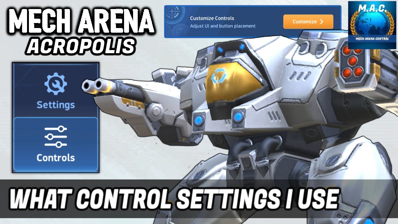 Best Control Settings - Mech Arena - YouTube