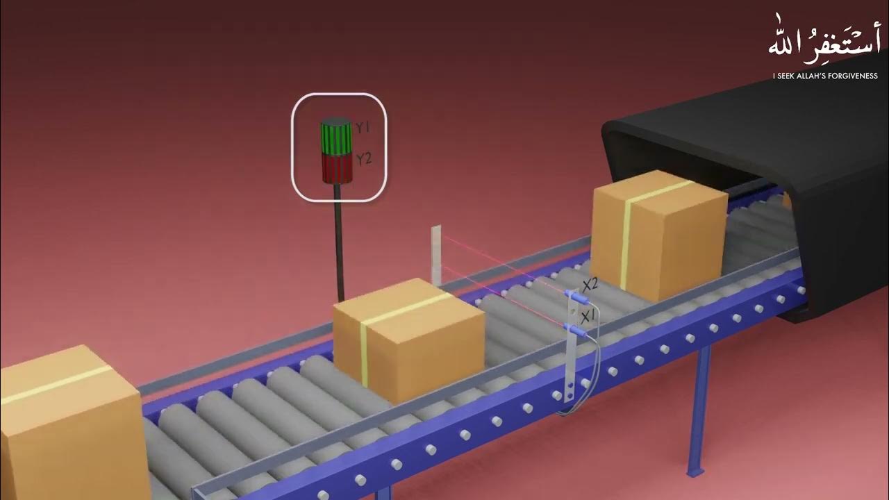 Detect and sort different size boxes using Wecon PLC PART #1 - YouTube
