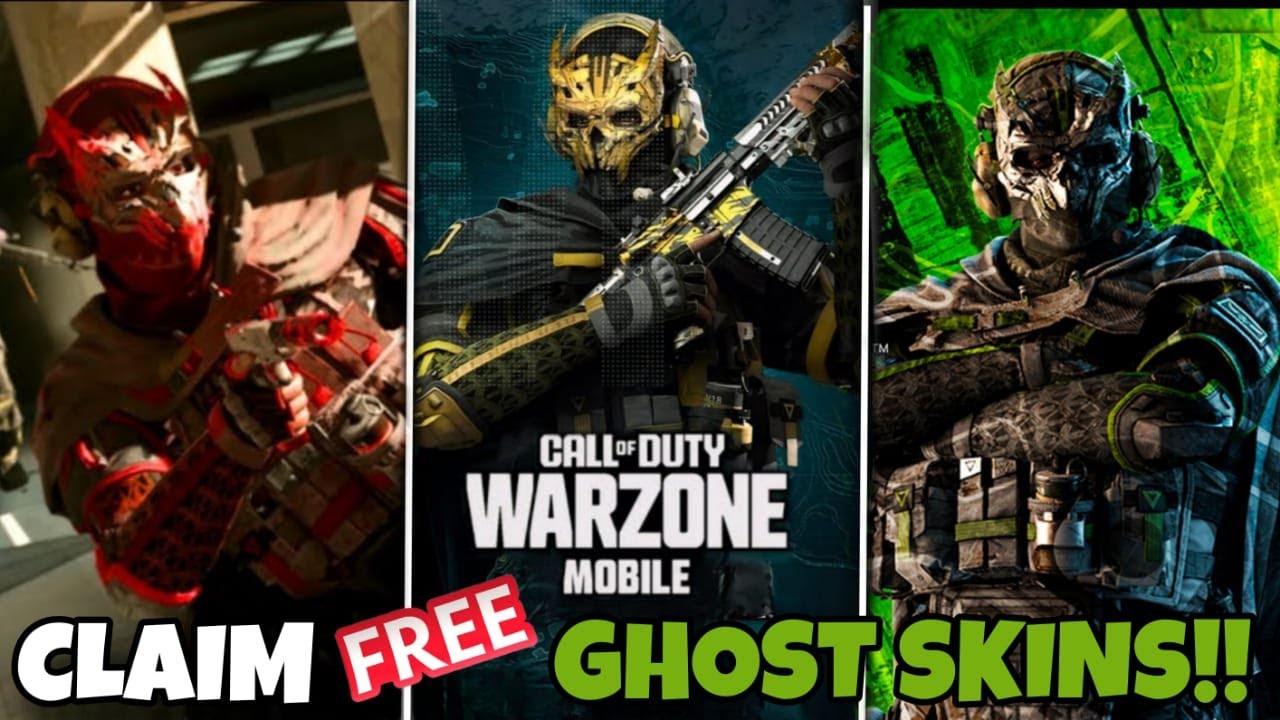 CLAIM THESE 3 FREE GHOST SKINS BEFORE IT'S TOO LATE | Call of Duty ...