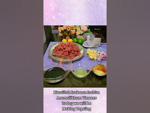 Making Tapsilog Part 1: Marinating the Tapa - YouTube