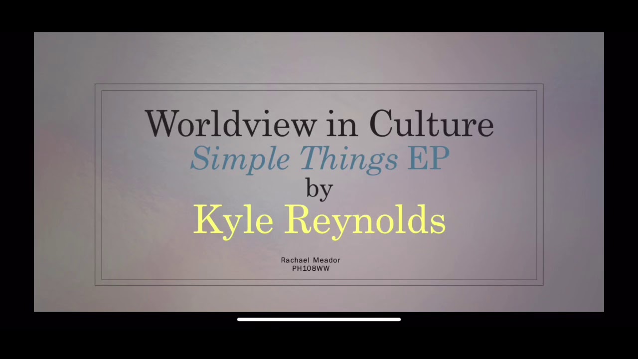 Worldview in Culture Presentation PH108 - YouTube