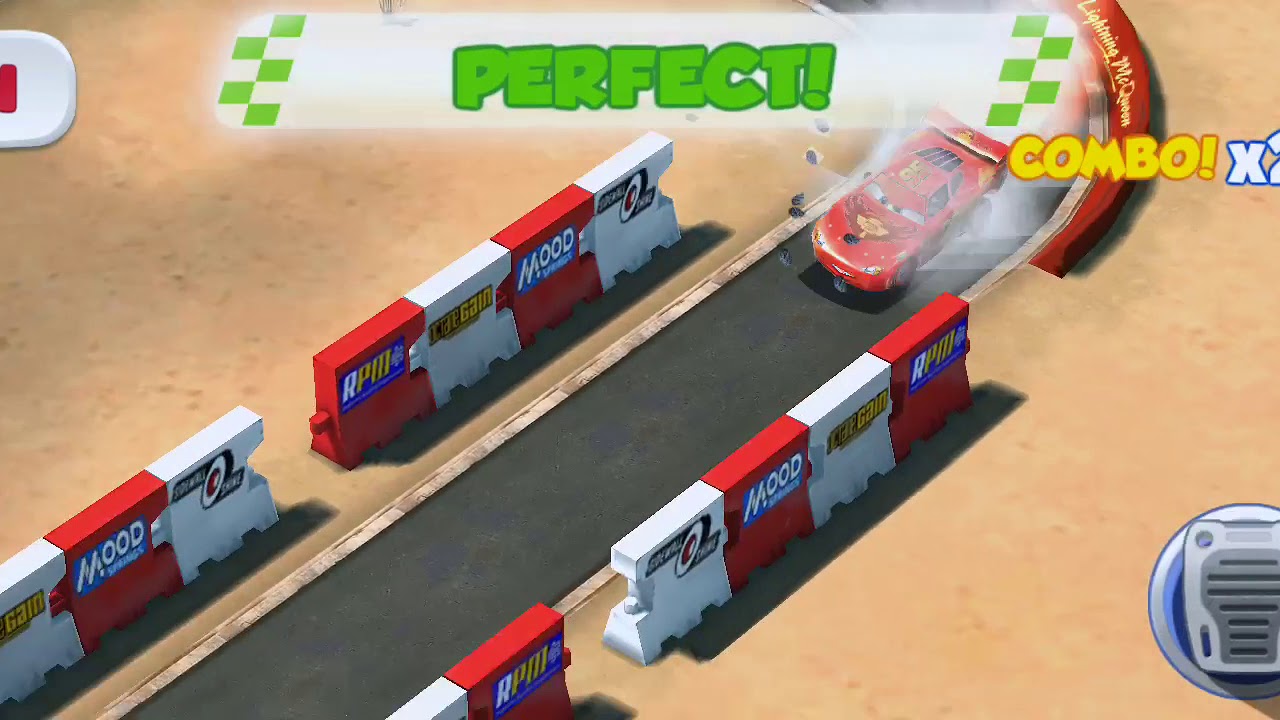 Cars fast as lightning lightning McQueen vs Chick hicks - YouTube