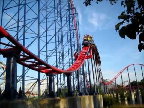 Day at Six Flags America (Maryland) - YouTube