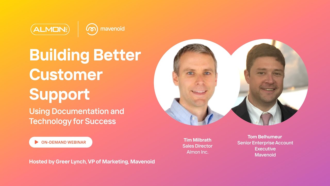 Building Better Customer Support: Using Documentation and Technology ...