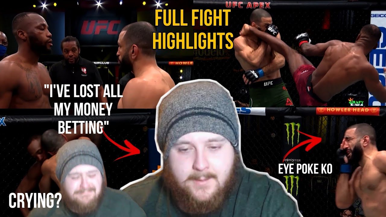 Young MMA GURU cries watching Leon Vs Belal first fight - YouTube