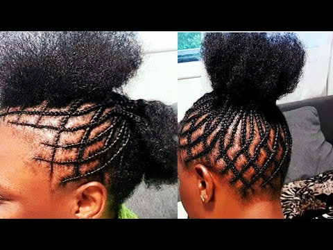 How to: BOX LINES. Jinsi ya kusuka Nanasi|| BASKET CORNROWS