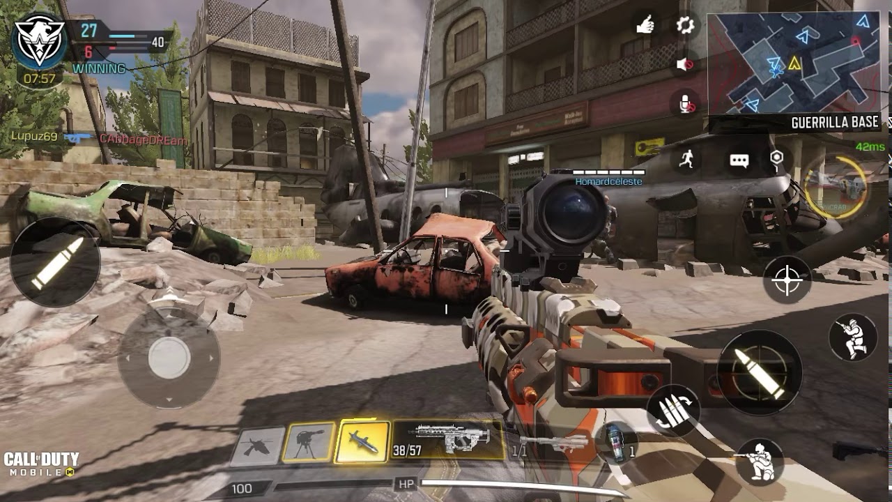 Call of duty mobile win - YouTube