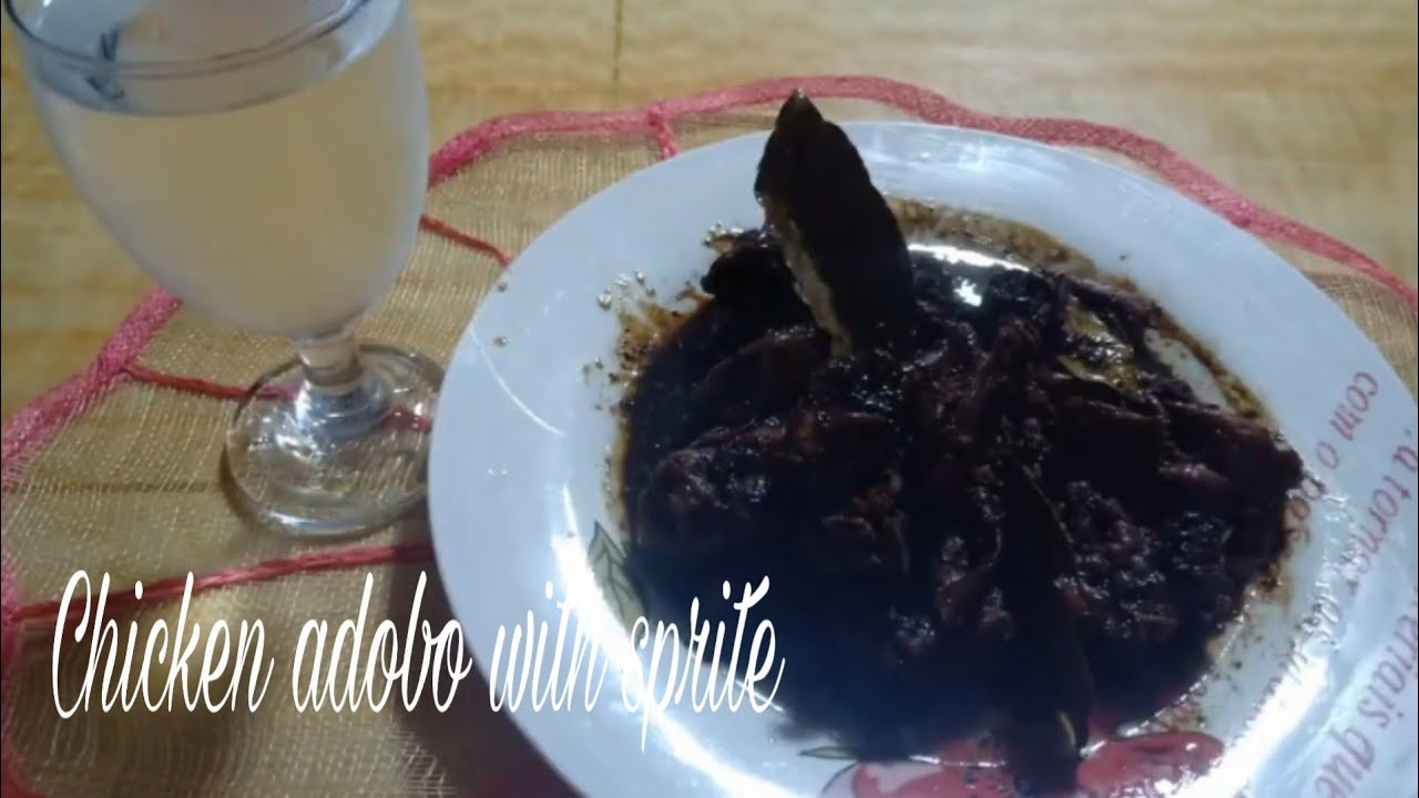 Chicken adobo with sprite / Cute K Tv - YouTube