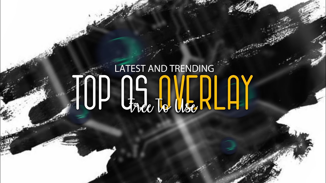 TOP 5 OVERLAYS PACK FOR VISUAL REMIX EDITING|VIDEO EDITING OVERLAYS ...