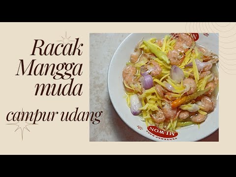 Racak mangga muda campur udang