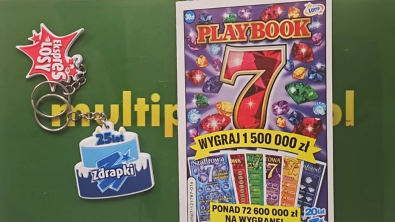 Zdrapki Lotto 🎲 PLAYBOOK 7 #0507 za 30 zł 👉 Zakończenie Sprzedaży 23.04 ...