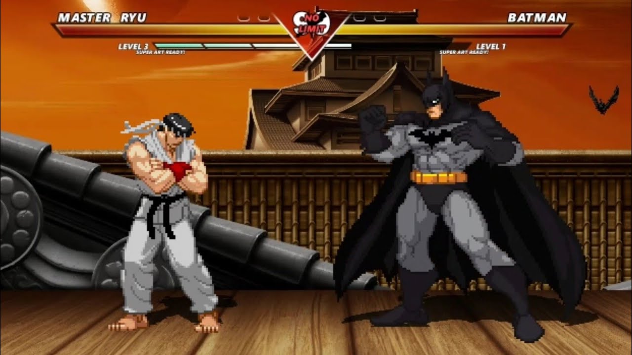 MASTER RYU vs BATMAN - Exciting High Level Fight! - YouTube