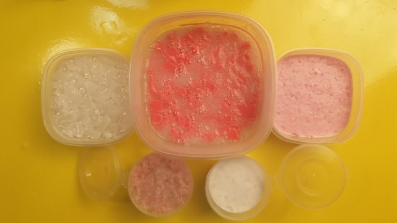 Mixing Wax Slime - Satisfying Slime - YouTube