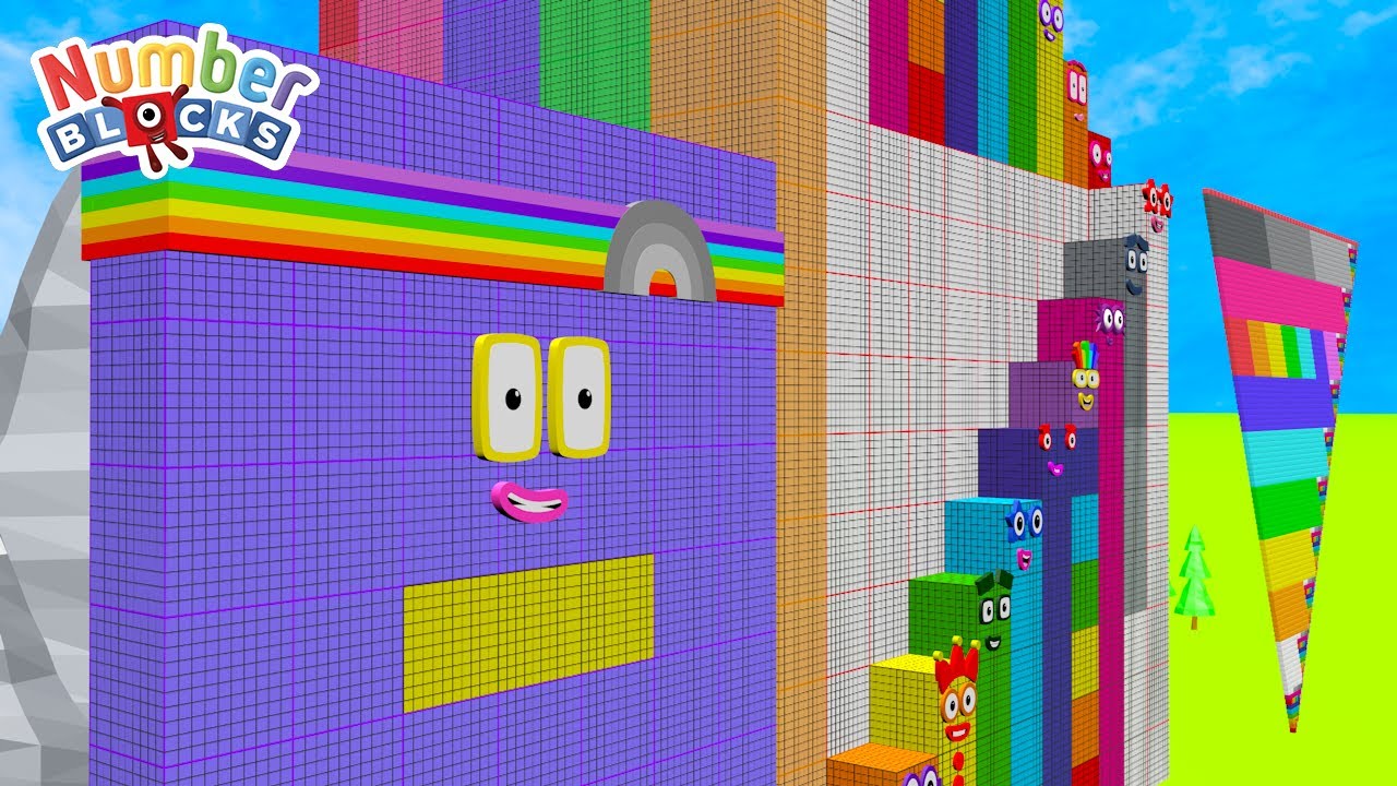 Numberblocks Cube Step Squad 63 vs 100 MILLION BIGGEST - Learn to Count ...