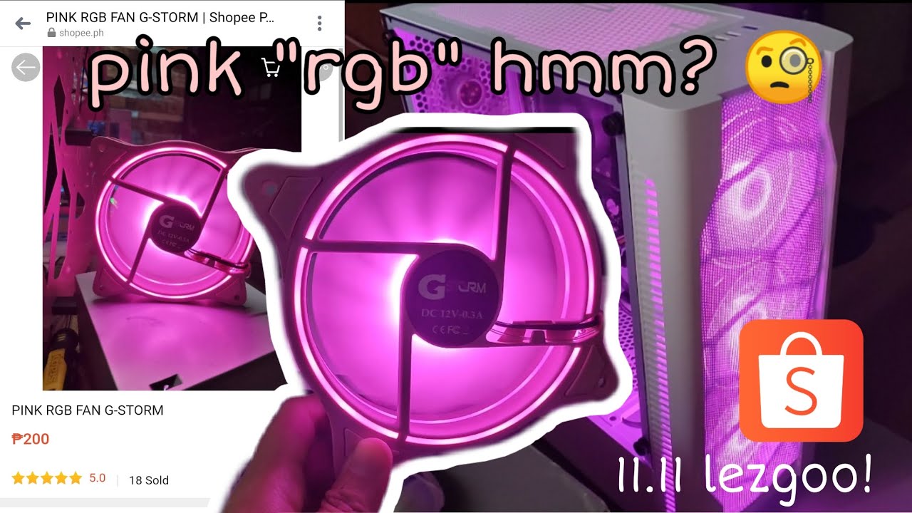 Pink Cooling Fan Unboxing/Review - YouTube