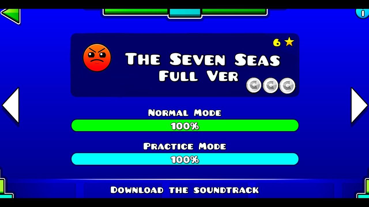 The Seven Seas Full Version By {SlothBlock} ||Geometry Dash 2.2 - YouTube