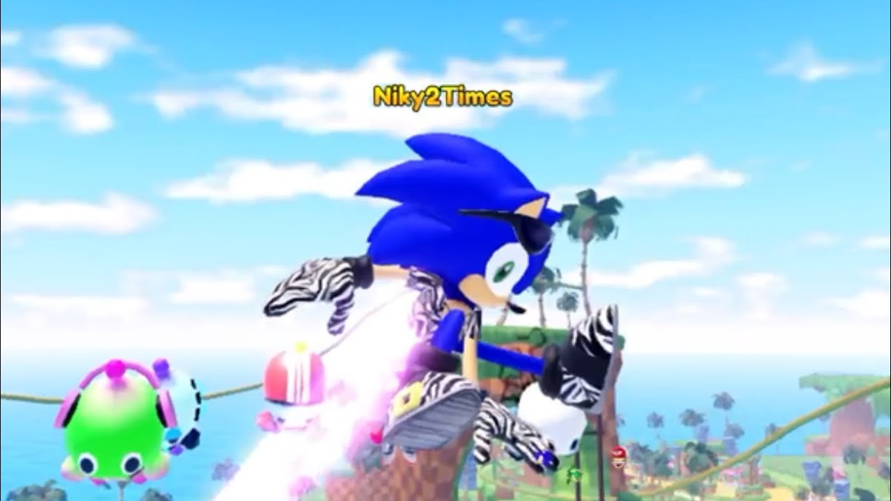New Zebra Sonic is now in Sonic speed Simulator! - YouTube