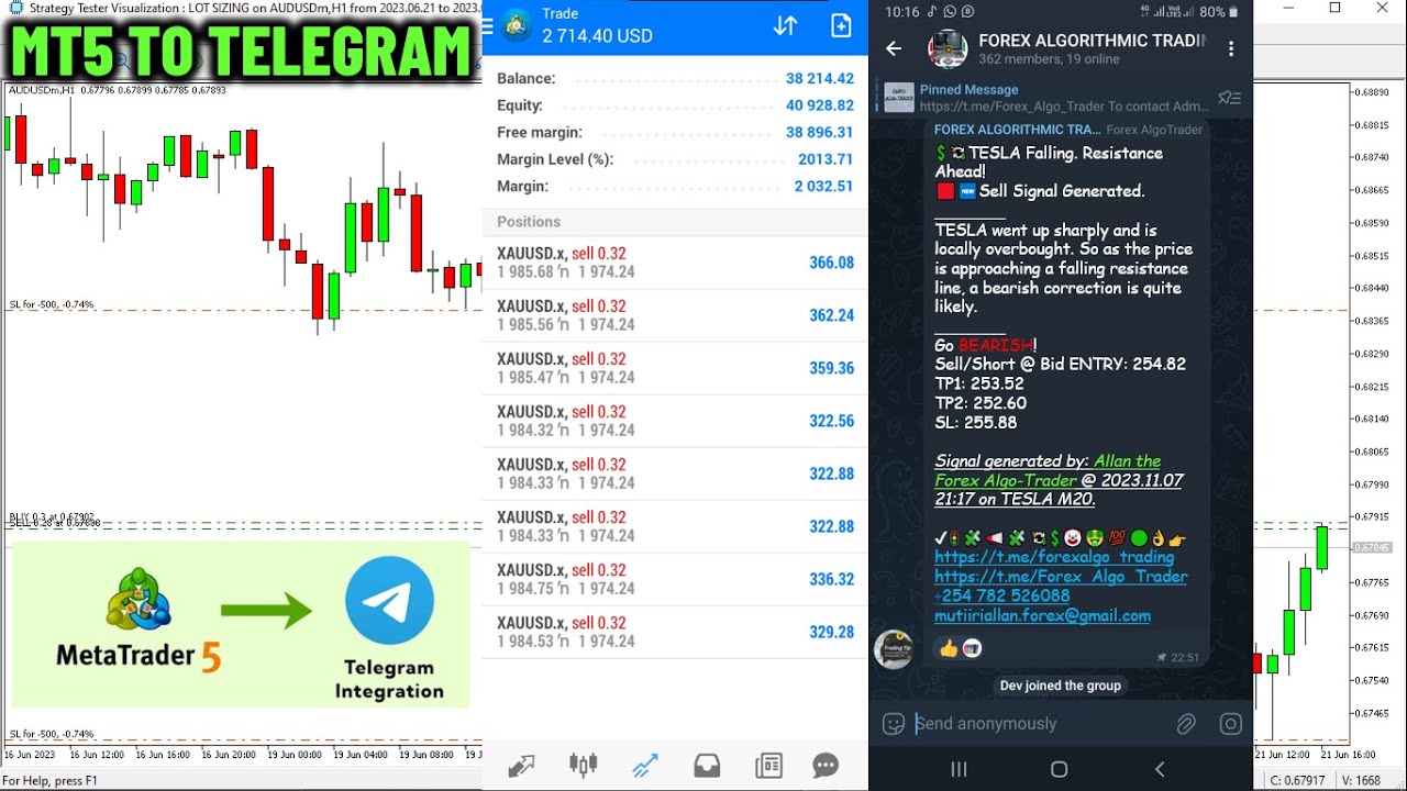 Mt5 To Telegram Signalstext Messages Part 337 Official Lesson Video Forextrading Howto