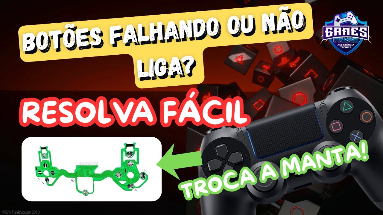 Troca de Manta/Película do Controle PS4 – Feito por Maicon | Games ...
