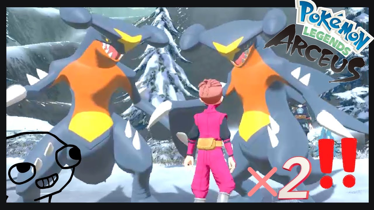 I found ANOTHER SHINY ALPHA GARCHOMP??? In Pokémon Legends: Arceus ...