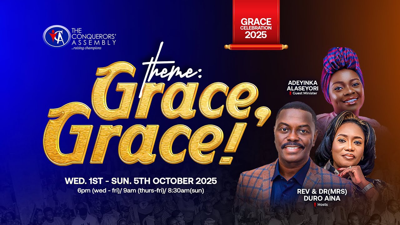 GRACE CELEBRATION 2025 DAY TWO MORNING SESSION | THURSDAY. 2ND OCT ...