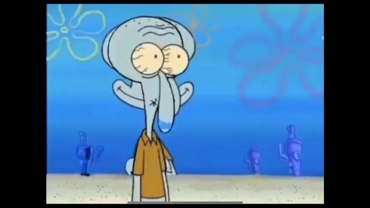 Squidward crashes out - YouTube