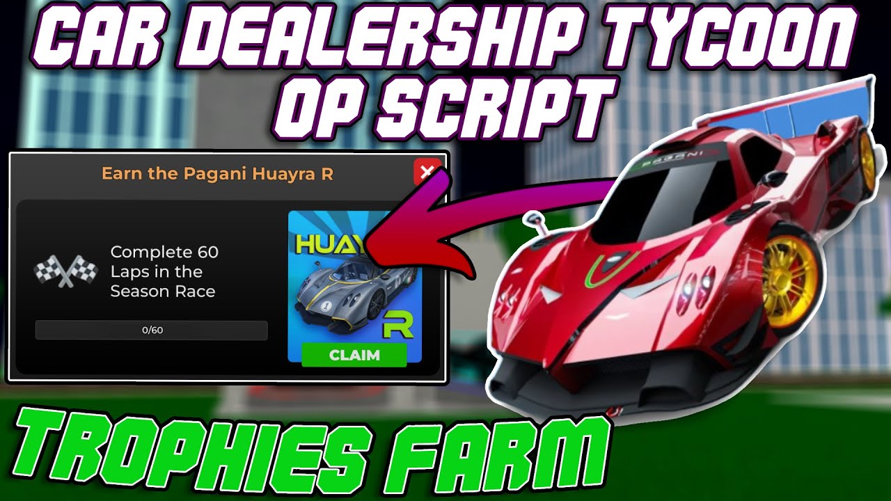 PAGANI EVENT! Car Dealership Tycoon OP Script (2025) PASTEBIN - Auto ...