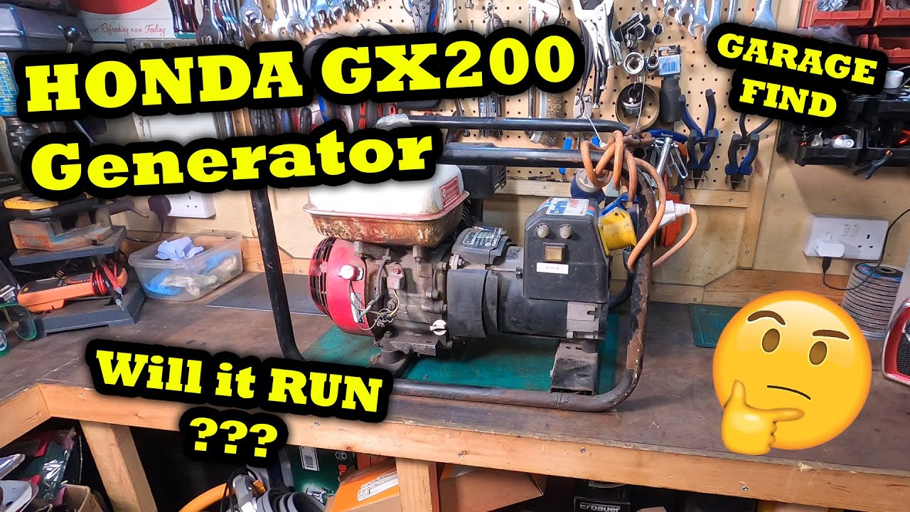Honda GX200 Petrol Generator - No / Low Power Output - Capacitor ...