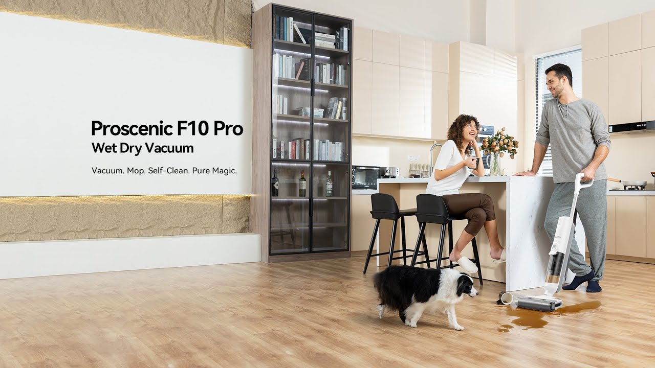 Proscenic F10 Pro Wet Dry Vacuum: Vacuum. Mop. Self-Clean. Pure Magic ...