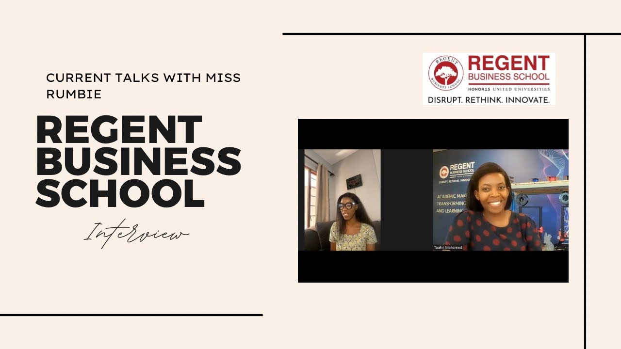 Regent Business School Interview| New Campus| 4IR Impact on Tertiary ...