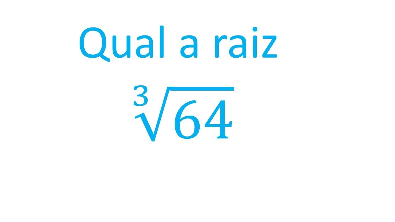 Raiz C bica De 64 YouTube
