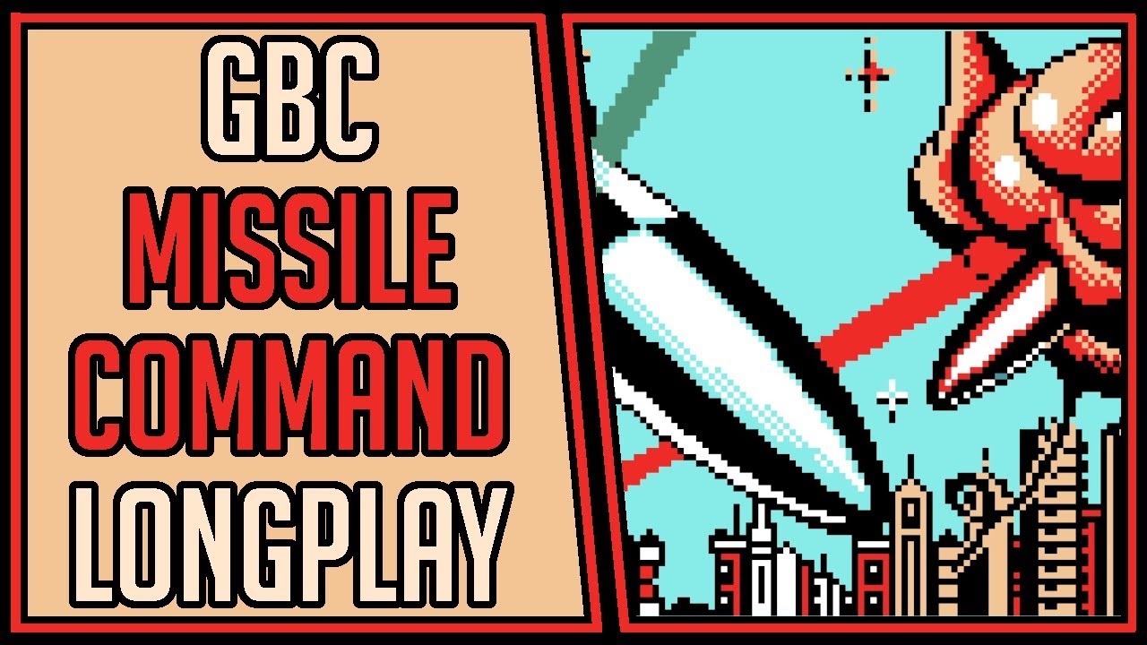 Missile Command | GBC | Longplay | Walkthrough #153 [4Kp60] - YouTube