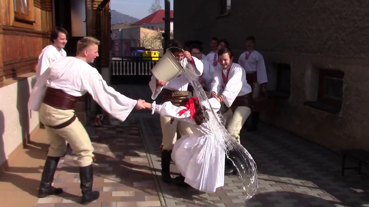 Liptovské Sliače - Oblievačka zostrihané video - YouTube
