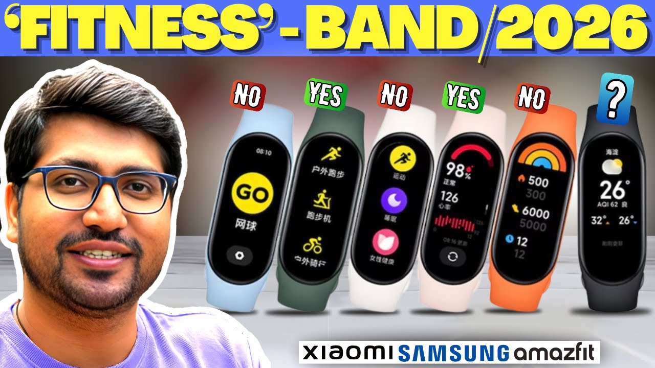 Best Fitness Band In India🔥Best Fitness Tracker 2025🔥Best Fitness Band ...