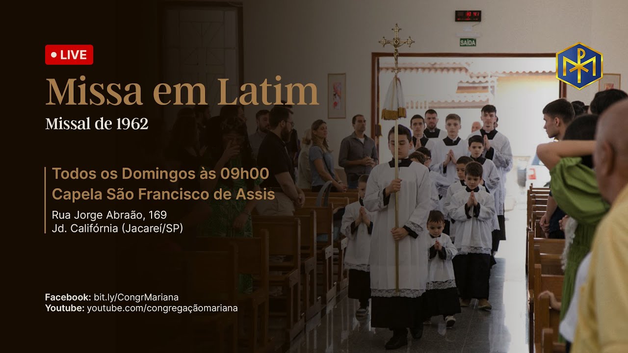 Santa Missa no Antigo Rito Romano (missal de 1962) (22/06/25) - YouTube